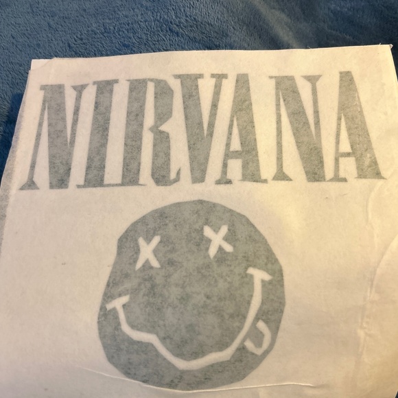 Design | Dark Shimmery Teal Nirvana Sticker Car Or Wall Sticker | Poshmark